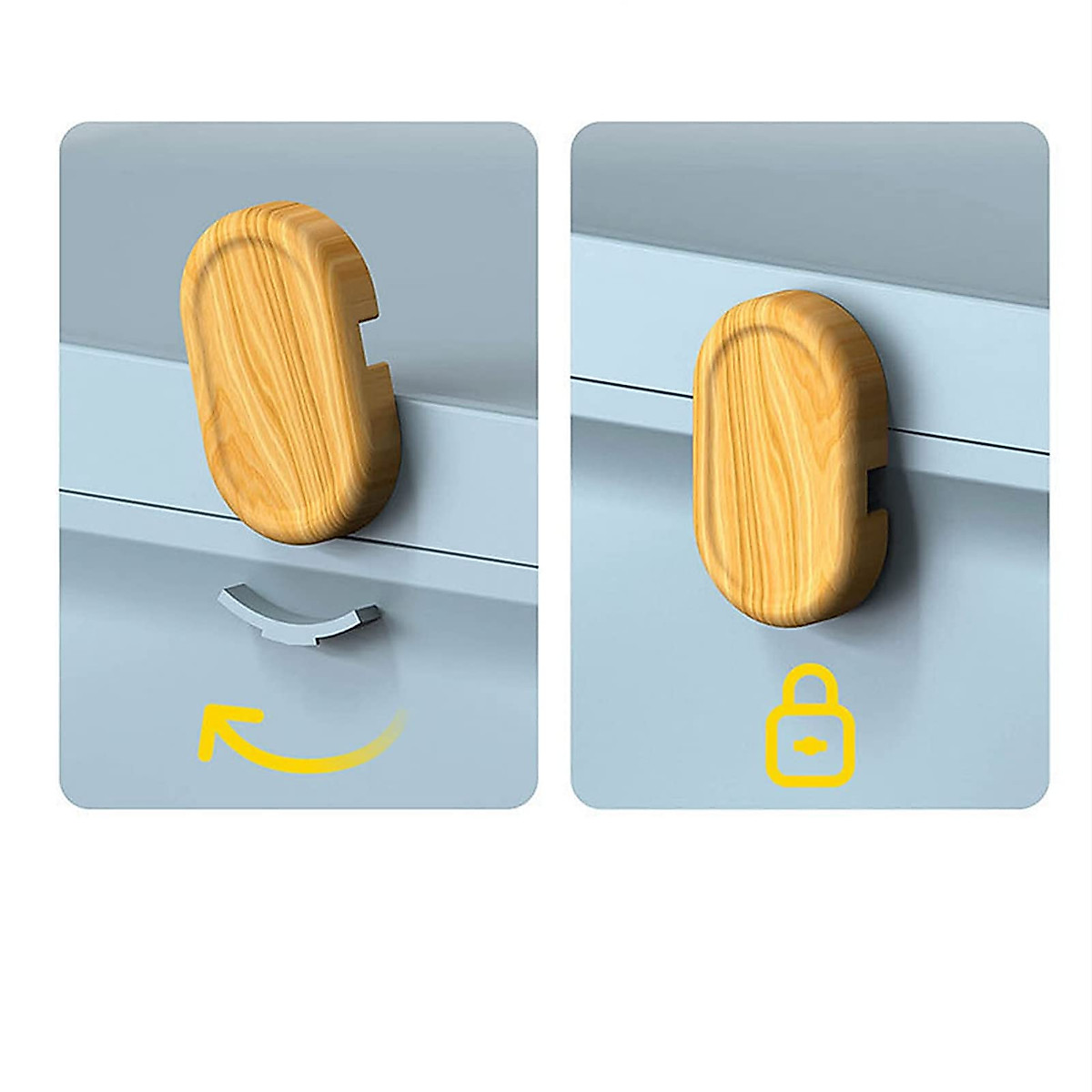 TOWEBOORY Medicine Storage Box,Oval Medicine Box Organizer Storage, Plastic Medical Storage Containers, Oval Double Layers Multi Grid Large Capacity Medical Box Organizer for Home Dorm (Glacier Blue)