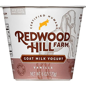 Redwood Hill Goat Milk Yogurt, Vanilla, 6 oz