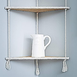 Tinkiture Designs Corner Hanging Shelf (Natural)