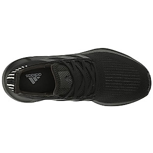 adidas Women's Swift Run Sneaker, Core Black/Core Black/Wonder Quartz, 9
