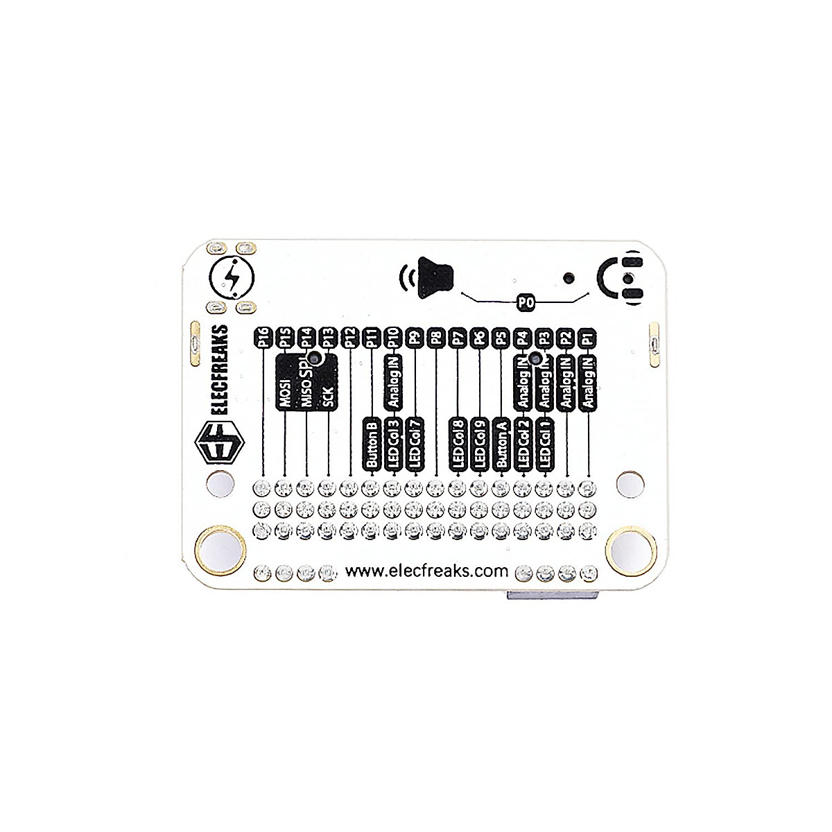 ELECFREAKS microbit Sensor:bit 3v Expansion Board Mini Micro:bit Breakout Board with 16 GVS Interface Integrated Buzzer and Audio Jack Adapter Shield IO IIC Ports Compatible with Lego Jack