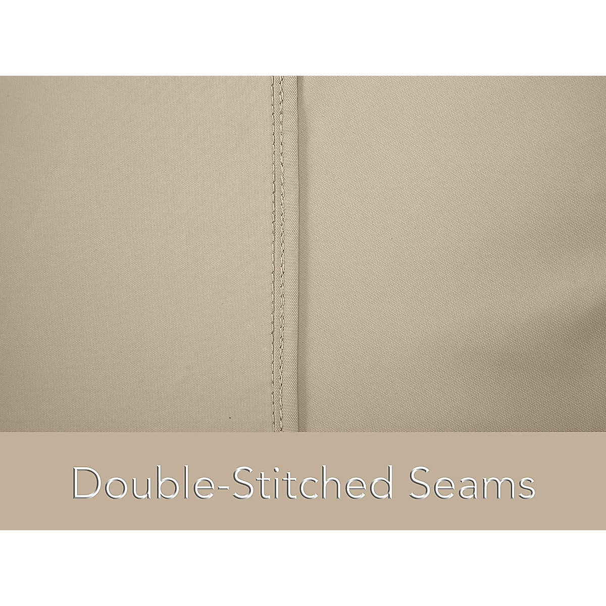 Covermates Fountain Cover - Weather Resistant Polyester, Weather Resistant, Elastic Hem, Outdoor Living Covers, 52DIAMETER x 68H, Khaki