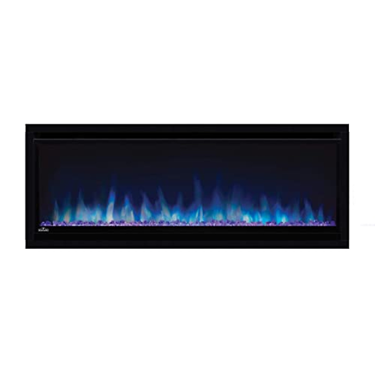 Napoleon Alluravision 42 - NEFL42CHS - Slimline, Wall Hanging Electric Fireplace, 42-in, Black, Crystal Ember Bed, 3 Flame Colours, Remote Included