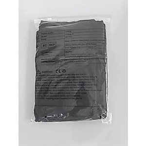 ARSUXEO Men's Loose Fit Cycling Shorts Mountain Bike Shorts Water Ressistant 1903 Black Size Large