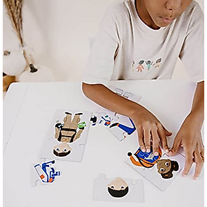 Kids for Culture: Career Kids: STEM Edition Puzzle-10 Puzzle Pack-40 Pieces. Interchangeable Heads and Body. STEM Education Ages-2-6