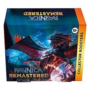 Magic: The Gathering Ravnica Remastered Collector Booster Box - 12 Packs (180 Magic Cards)