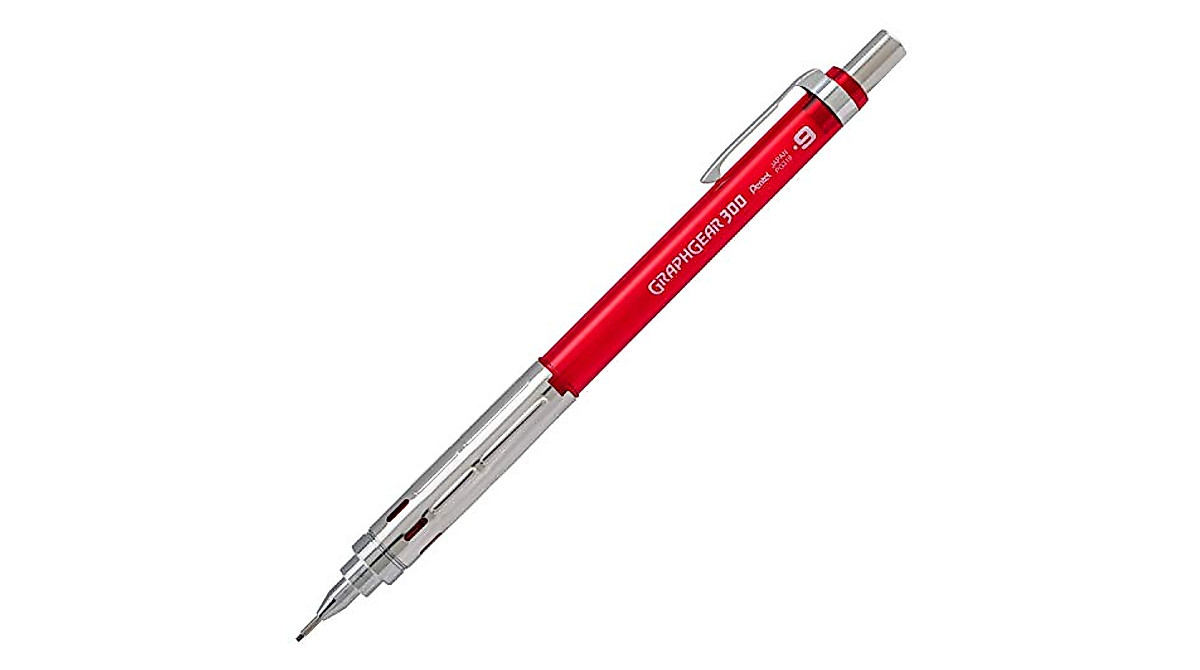 Pentel GraphGear 300 0.9mm Mechanical Pencil - Durable Precision Tool