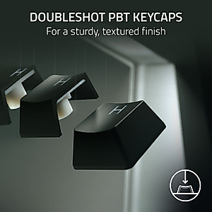 Razer Huntsman V2 TKL Tenkeyless Gaming Keyboard: Fast Linear Optical Switches Gen2 & 8000Hz Polling Rate - Detachable Type-C Cable - PBT Keycaps - Ergonomic Wrist Rest - Quartz Pink