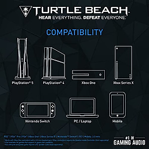 Turtle Beach Recon 70 Gaming Headset for Nintendo Switch, Xbox Series X, S, Xbox One, PS5, PS4, PlayStation, Mobile, & PC with 3.5mm - Flip-to-Mute Mic, 40mm Speakers - Black