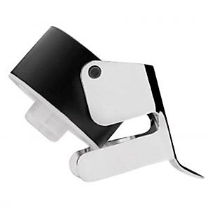 Franmara Black and Silver Tone Universal Champagne and Sparkling Wine Stopper