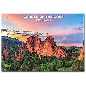 Garden of The Gods in Colorado Springs, Colorado Travel Refrigerator Magnet Size 2.5" x 3.5"