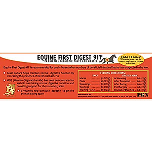 LMF Feeds Equine First Digest 911+ Digestive aid Paste for Horses