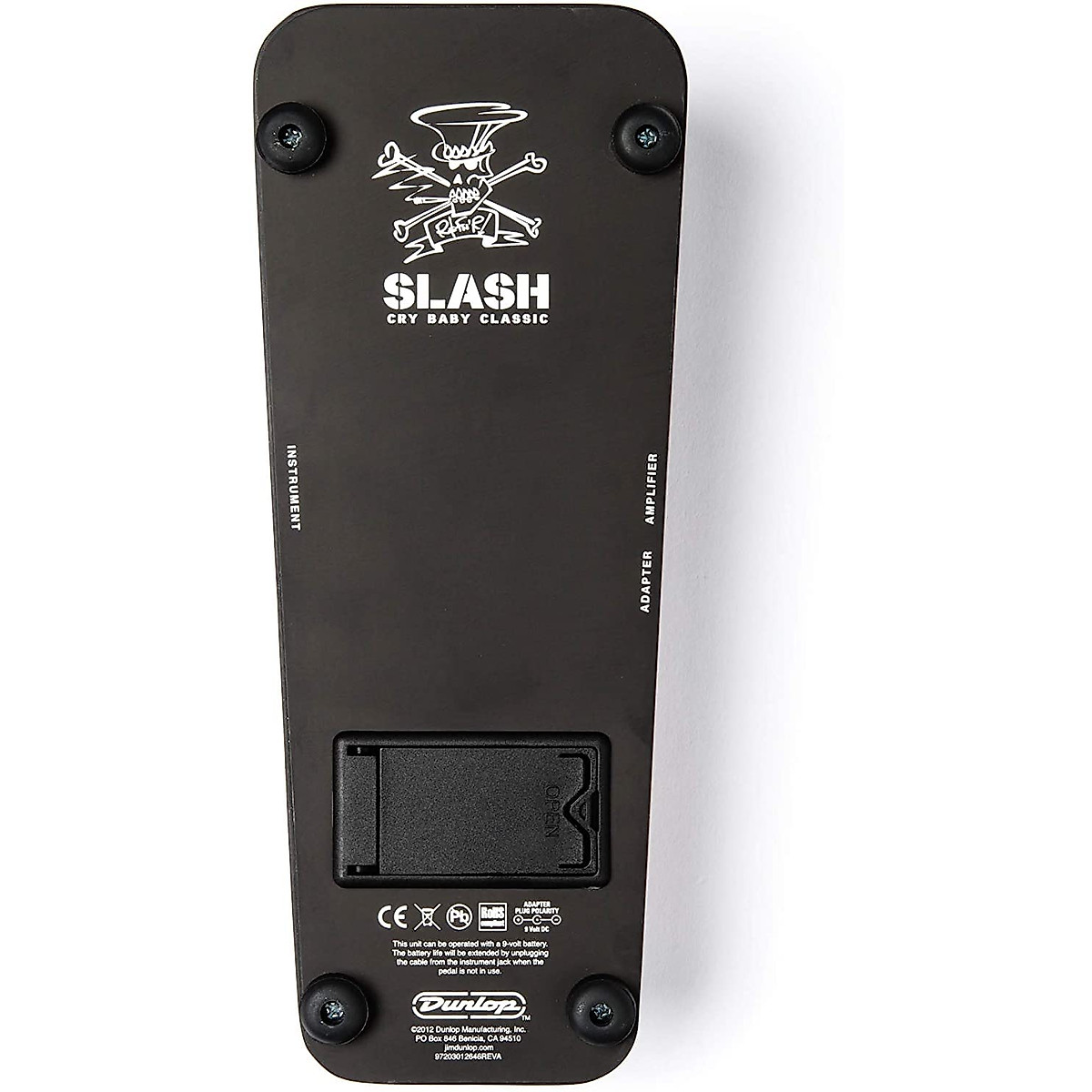 Briskdrop Dunlop SC95 Slash Cry Baby Classic Wah Pedal Bundle with 2 Instrument Cables and Dunlop ECB003 Power Supply, Blue (SC95redbundle)