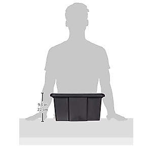 Sundis BAC-15L 15L Box-Stackable and Nestable-High Resistance, Black