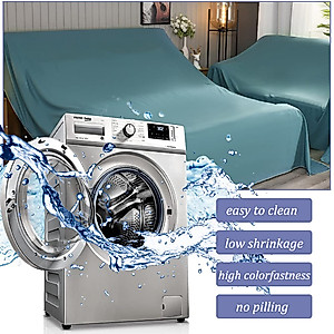 SUNSURE Furniture Dust Cover for Sofas, Chairs, Queen Size Mattress, Indoor Outdoor Furniture Dust Cloth, Home Dust Cover - Blue (94.5x118inch)