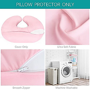 Nursing Pillow Cover 2 Pack Fit Boppy Nursing Pillow Breathable & Skin-Friendly Nursing Pillow Slipcovers for Breastfeeding Mom Comfortable & Machine Washable Nursing Pillow Covers