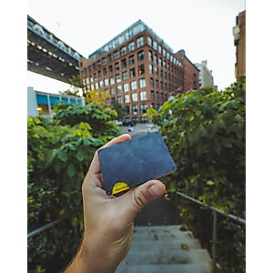 Ridge Wallets for Men - Slim Minimalist Wallet For Men, Front Pocket Wallets for Men, RFID Wallet For Men - Card Holder Wallet Forged Carbon