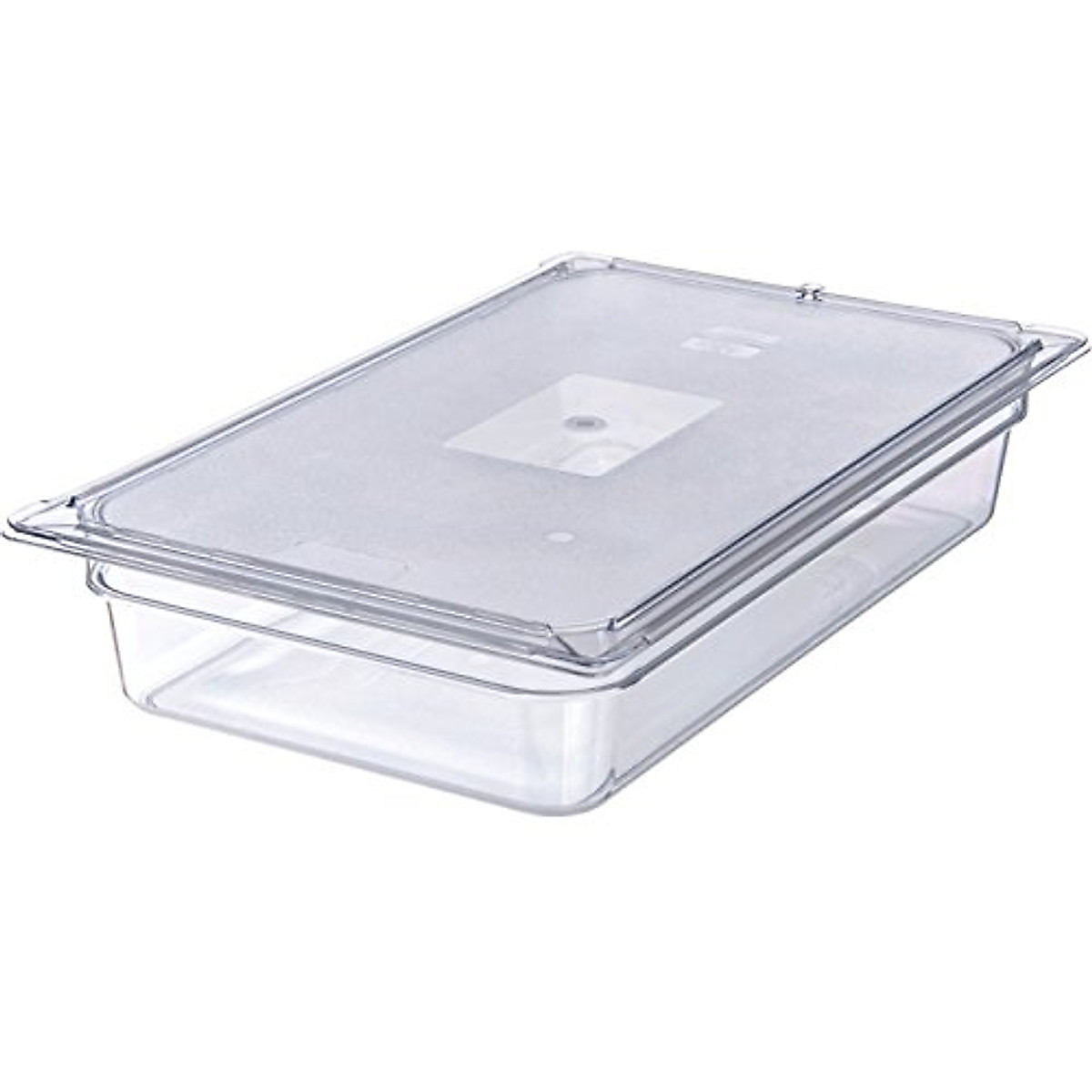 Carlisle FoodService Products 10216U07 StorPlus Full Size Polycarbonate Universal Flat Surface Food Pan Lid, Clear