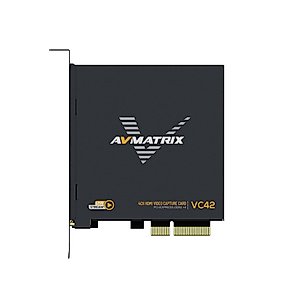 AVMATRIX VC42 4-CH HDMI PCIE Capture Card HDMI 1.4 simultaneous Input and Capture