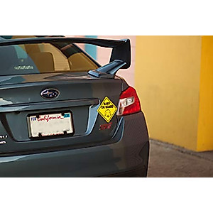 Babypop! Baby on Board Sticker for Cars (Magnetic) - Baby on Board Magnet for Car, Baby on Board Sign - Reflective Safety 2 Pack