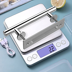 QINAIXQM 12''/30CM Sliding Barn Door Handle Double Sided Pull and Flush Barn Door Embedded Invisible Stainless Steel