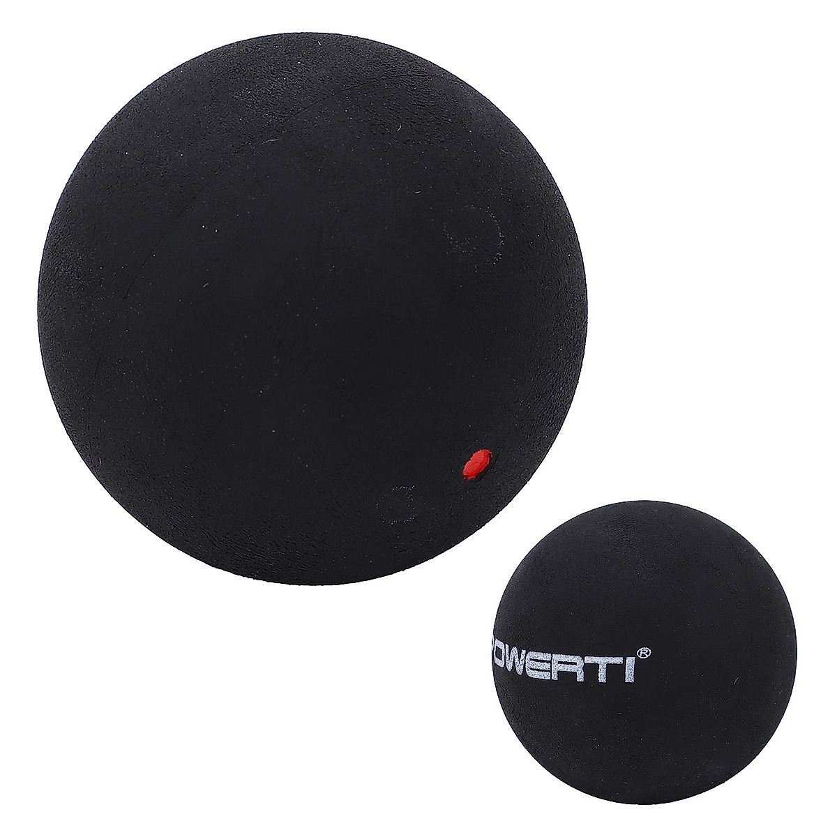 Shanrya Sports Squash Ball, Single Red Dot Trainning Squash Ball Training Practice Squash Balls High Bounce Racquetball Balls for Training, Competition(Single red dot)