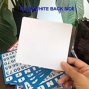 Yuanhe 100 Bingo Game Cards,Bingo Set, Kids Party Paper Card Games, School Classroom Family Gathering Activity, Casino Trip