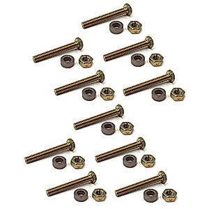 The ROP Shop | Pack of 10 - Shear Pin Bolt, Nut & Spacer for Rotary 8938, Oregon 80-748, 80748