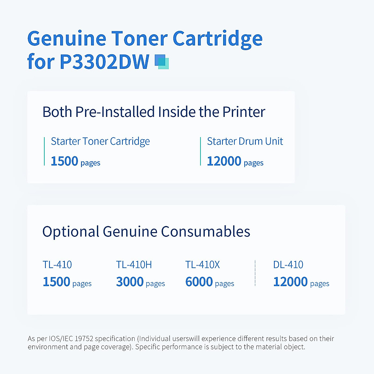 Pantum Laser Printer Black and White Wireless Printer, Auto Two-Sided Printing, P3302DW 35 Pages Per Minute(V9N61A)