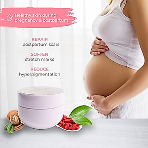Levitural Stretch Mark & Scar Removal Cream for Pregnancy, Postpartum (2-in-1) - Maternity Skin Care Moisturizer Stretch Mark Prevention with Antioxidant Goji Extract - EXTRA LARGE Volume (8.8 Oz)