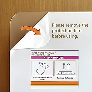 Polycarbonate Office Chair Mat for Hardwood Floor, Floor Mat for Office Chair (Rolling Chairs), Desk Mat & Office Mat for Hardwood Floor (36"x48")