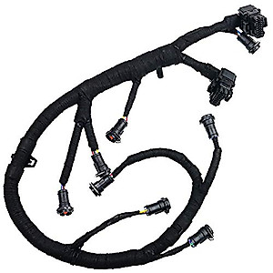FICM Engine Fuel Injector Complete Wire Harness Compatible with for Ford Powerstroke 6.0L Diesel 2003, 2004, 2005, 2006, 2007 F250 F350 F450 F550 Excursion, Replacement# 5C3Z-9D930-A, 5C3Z9D930A
