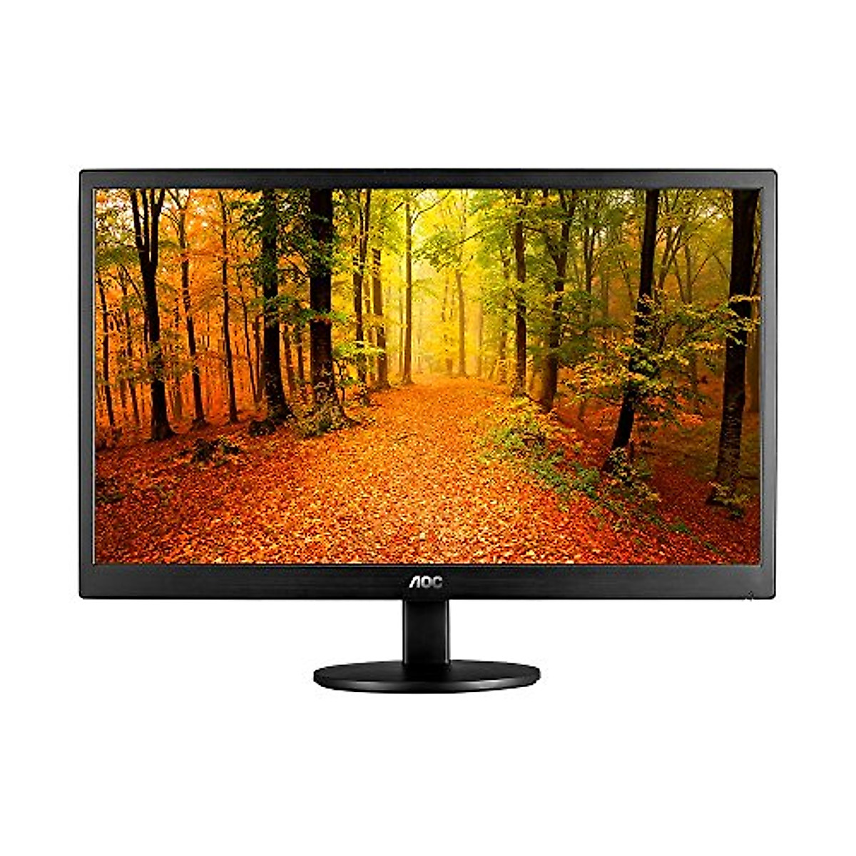 AOC E2070SWHN 19.5" HD 1600x900 Monitor, 5ms, HDMI/VGA, Vesa, Epeat Silver, EnergyStar, 20 Inch HD+