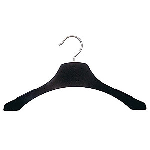 NAHANCO FNHDH4 17" Flocked Thinline Display Hanger 1" Thick (Pack of 12)