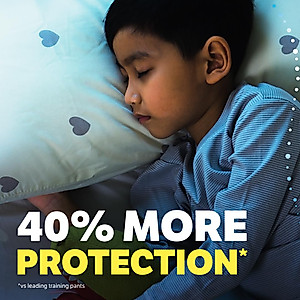 Goodnites Boys' Nighttime Bedwetting Underwear, Size Extra Small (28-43 lbs), 44 Ct (2 Packs of 22), Packaging May Vary