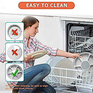 Pets Automatic Timed Pet Feeder,4pawslife 6 Meal Food Dispenser for Dogs, Cats & Small Animals Auto Feeder with Music