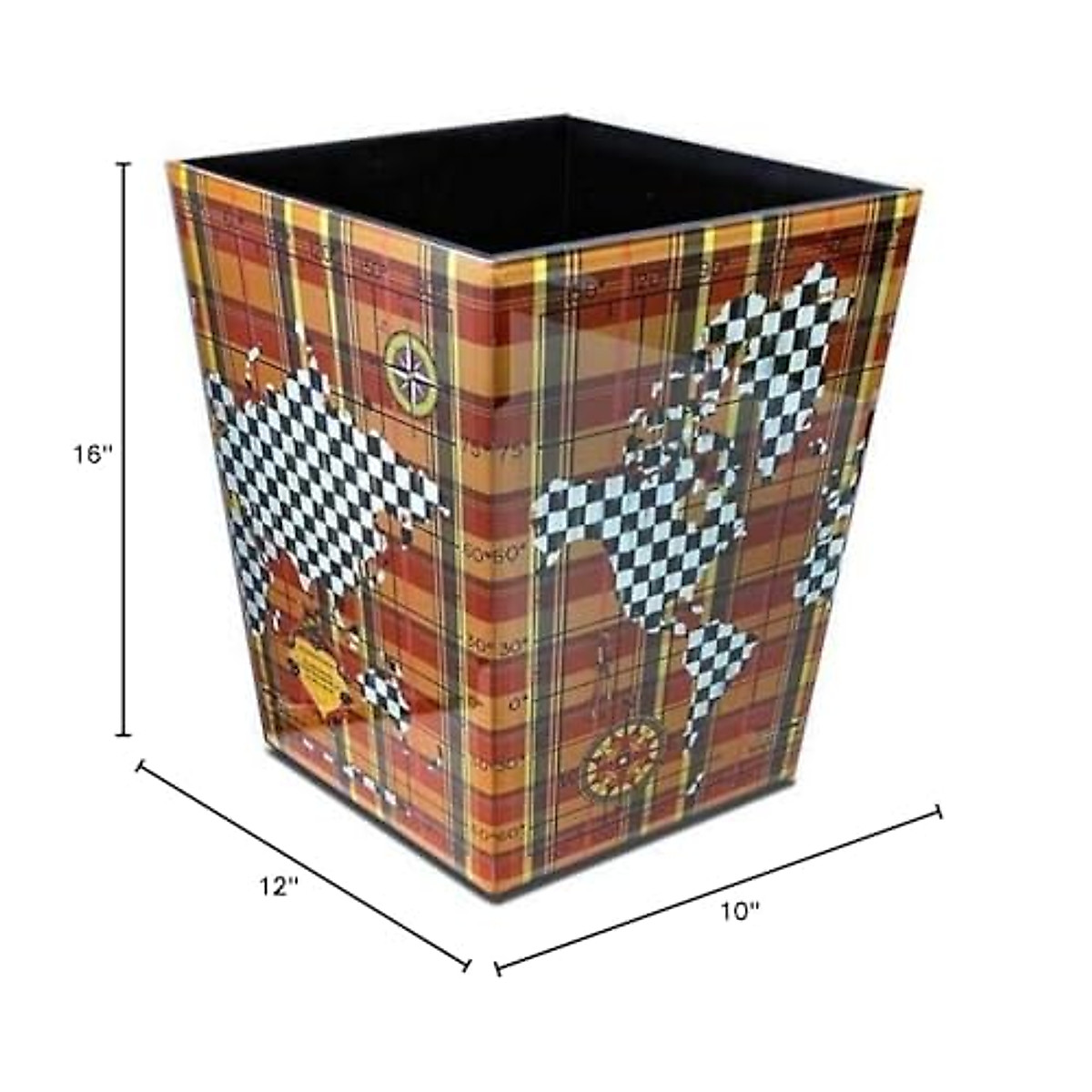 MACKENZIE-CHILDS Plaiditudes Waste Bin