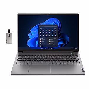 Lenovo ThinkBook 15 G3 15.6" FHD Business Laptop, AMD Ryzen 5 5500U, 36GB RAM, 1TB PCIe SSD, AMD Radeon Graphics, 720p HD Camera, WiFi 6, Windows 10 Pro, Mineral Gray, 32GB SnowBell USB Card