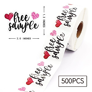 Littlefa 1.5” Sample Stickers,Thank You Stickers,Bakeries Stickers,Handmade Stickers,Small Business Stickers, Envelopes Stickers, Gift Bags Packaging 500 PCS