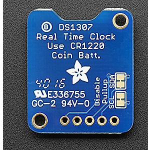 Adafruit 3296 DS1307 Real Time Clock Breakout Board