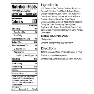 WonderSlim Protein Soup, Chicken & Vegetable Cream, 12g Protein, No Fat (7ct)