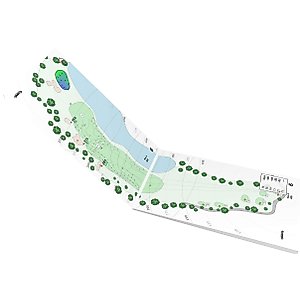 StrackaLine Yardage Book for Howell Par Three Golf Course - Evansville,in