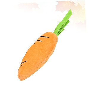 Angoily Pet Chew Toys Dog Toys Carrot Dog Toy Dental Chew Toys Gum Massage Toys Pet Vegetable Toys Chewing Toys for Puppies Chew Toys for Small Dogs Dog Chew Toy Puppy Teething Toys Bite
