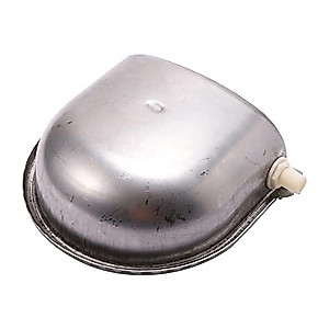 LinaLife Stainless Steel Automatic Waterer Bowl Horse Cattle Goat Sheep Pig Dog Float Valve Water Trough Farm Supplies Livestocktool with Float Valve Water Trough for Livestock Dog Goat Pig Waterer