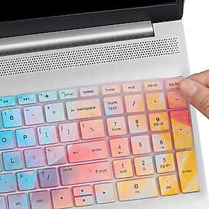 Keyboard Cover for 15.6 17.3 HP Laptop 15-dy 15-dw/da/db/ef 17-by/ca 15-dy5033dx 15-dy5073dx 15-dy2073dx 15-dy2703dx 15-dy2702dx 15-dy5131wm 15-dy2005tg 15-dy2193dx 17-by4013dx 17-by4633dx 17-by4061nr