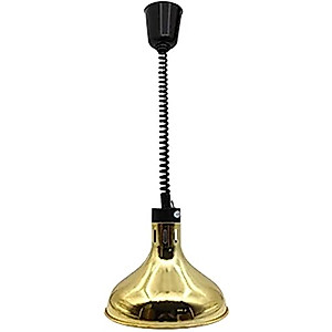 FUNNYBSG Household Heat lamp Food Warming lamp Food Heating Lamp Adjustable Heat Lamp Retractable Food Heating Lamp Buffet Restaurant Adjustable Hanging Chandelier 250W Bulb