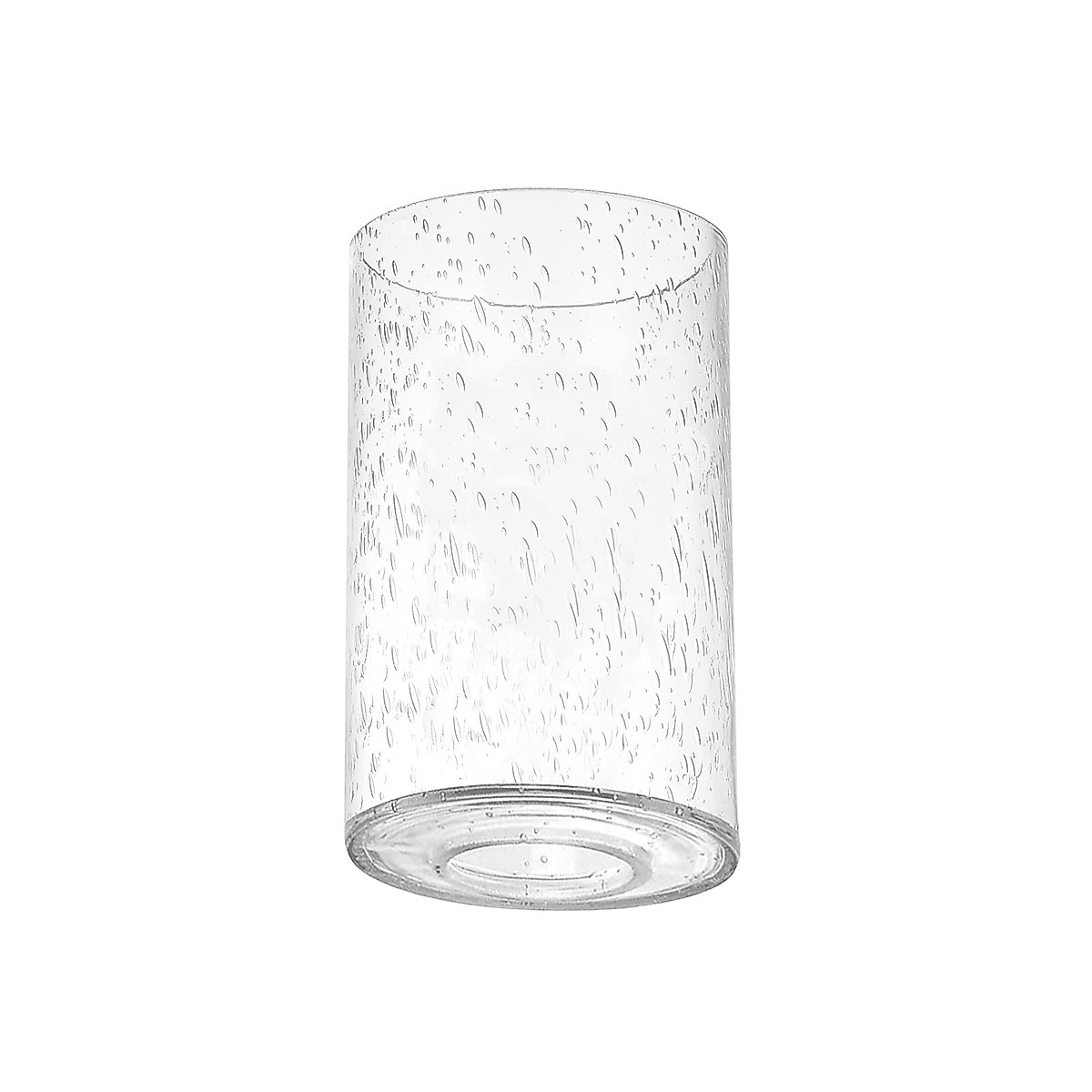 WINSHEN Cylinder Seeded Glass Lamp Shades, Bubble Glass Replacement Lampshades