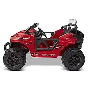 Radio Flyer Ripper Battery Powered Car, 12 Volt Outdoor Ride On Toy, Red Kids Ride On Toy For Ages 3+