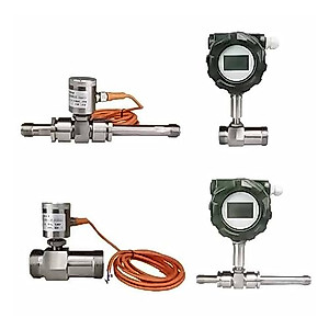 XAXAX Water Flow Meter, LWYD/LWYE Liquid Flow Meter Sensor， Transmitter RS485 of Pure Water Edible Oil Methanol Beer Gasoline Milk Alcohol,Gallon, QTS, PTS, L, m³(LWYD-DN12)