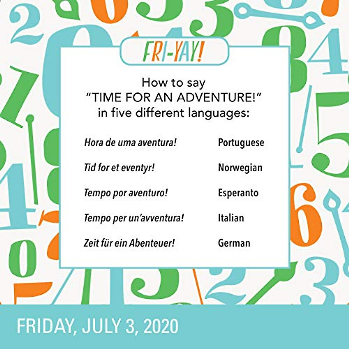 You Are Doing a Freaking Great Job Page-A-Day Calendar 2020